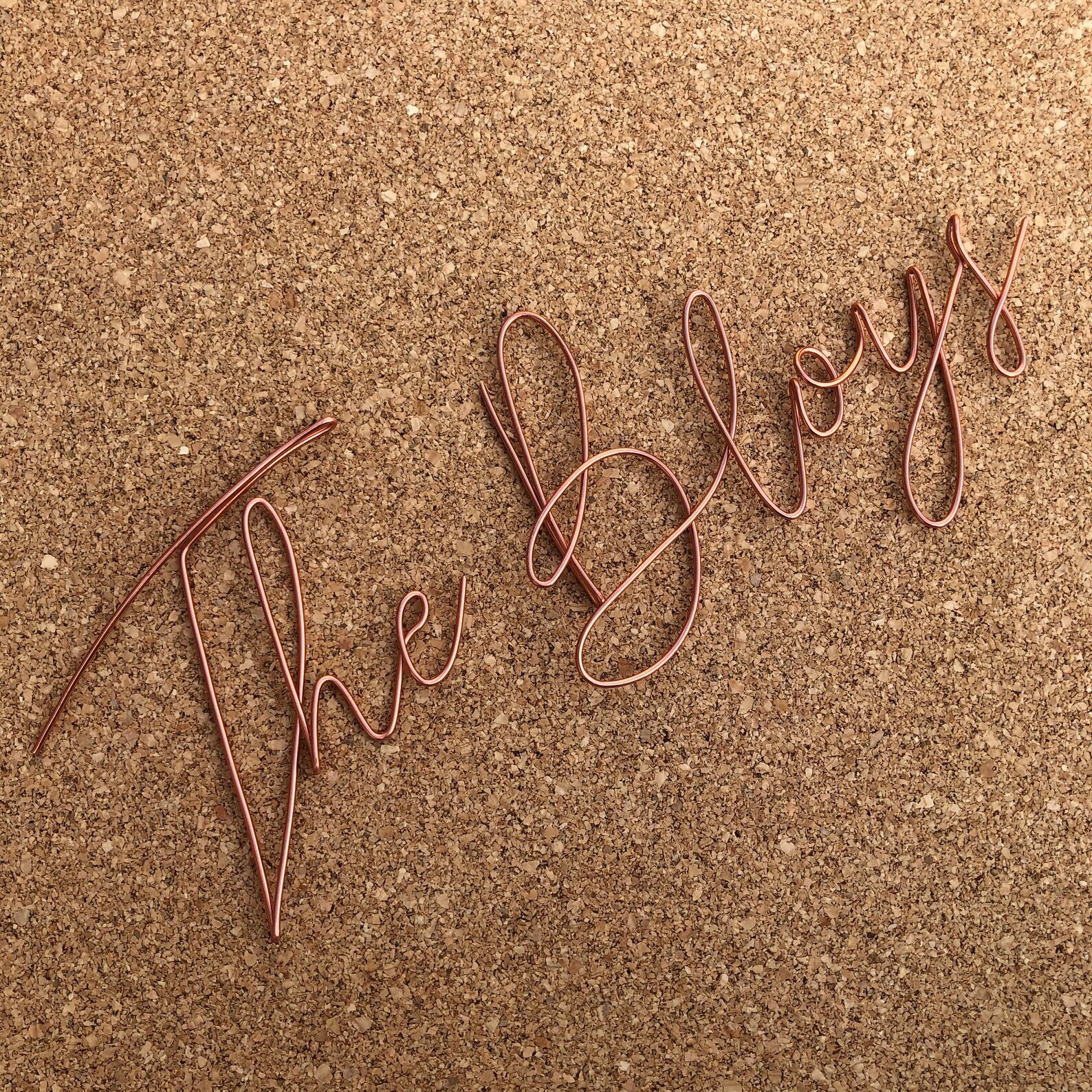 Family name sign custom wire words Personalised surname last | Etsy