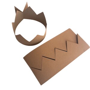 6 Christmas Crowns Tiara - Christmas Crackers - Paper Crown - Card ...