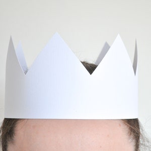 6 Christmas Crowns Tiara - Christmas Crackers - Paper Crown - Card ...