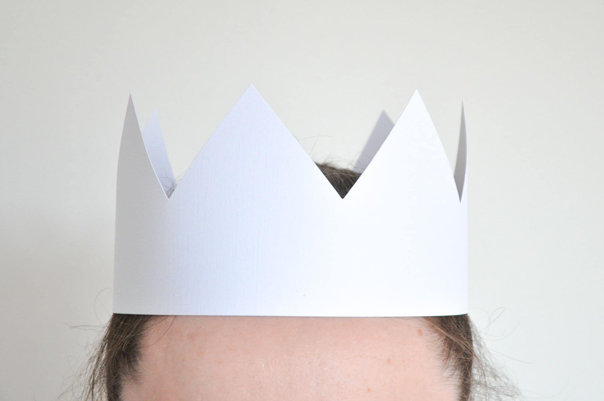 6 Christmas Crowns Tiara - Christmas Crackers - Paper Crown - Card ...