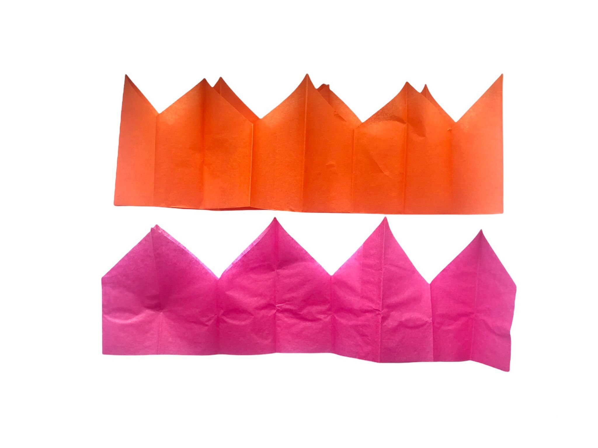Pack of 100 tissue paper hats assorted colours — The Bespoke Wire Co