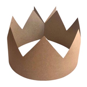 6 Christmas Crowns Tiara - Christmas Crackers - Paper Crown - Card ...