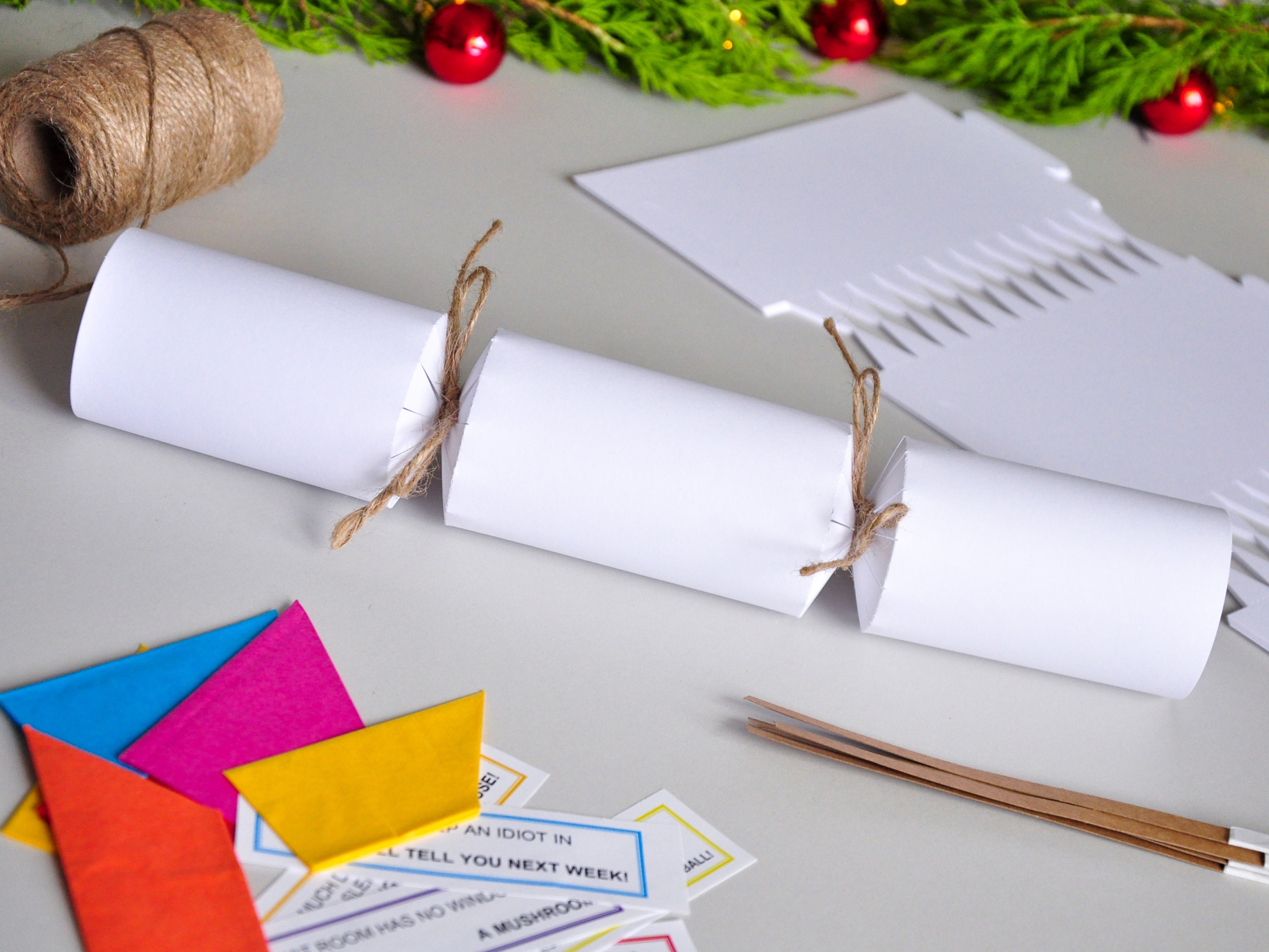 White Christmas cracker kit — The Bespoke Wire Co