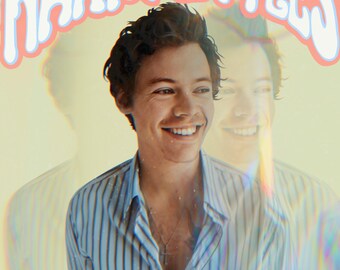 Harry Styles Psychedelic Poster digital Print - Etsy