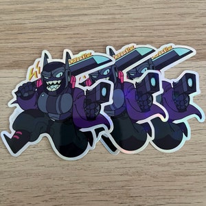 DEFECTOR Holographic Sticker - Etsy