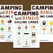 Camping BINGO for Kids, Kids Camping Game, Preschool Bingo Activity ...