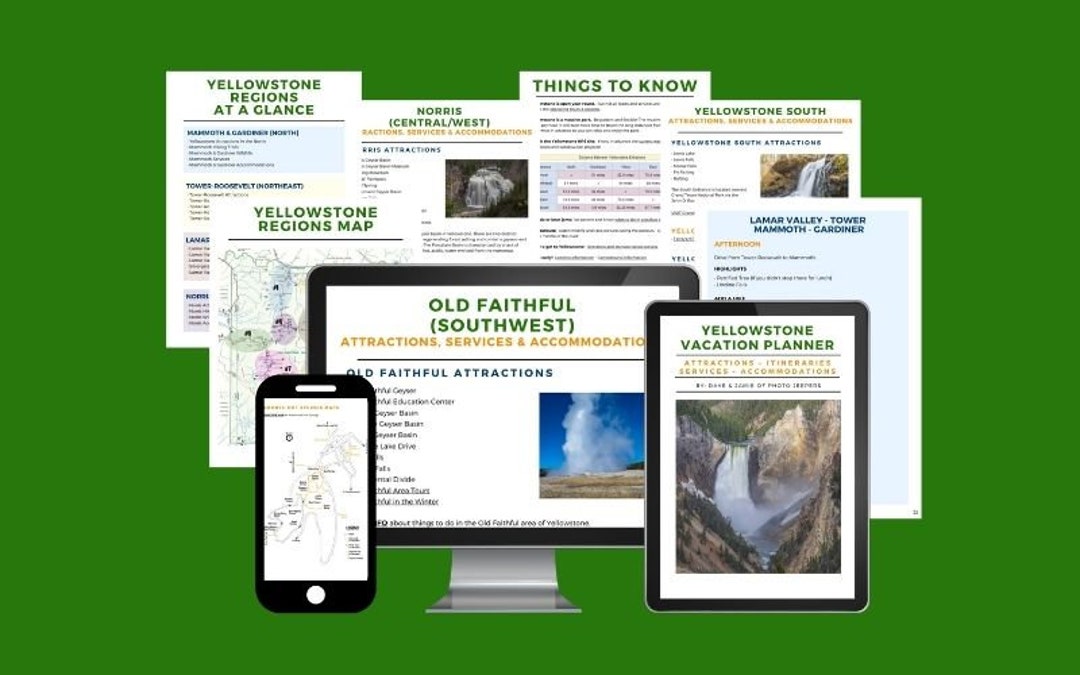 Yellowstone Vacation Planner, Yellowstone, Yellowstone National Park ...