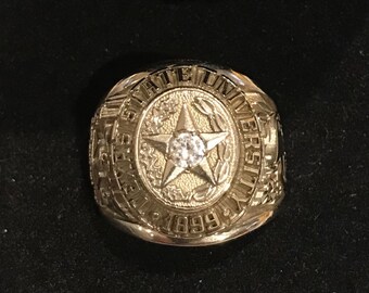 Texas State University Ring - Etsy