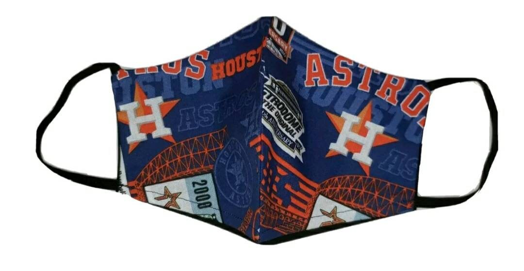 Houston Astros Face Mask Adult Size - Etsy