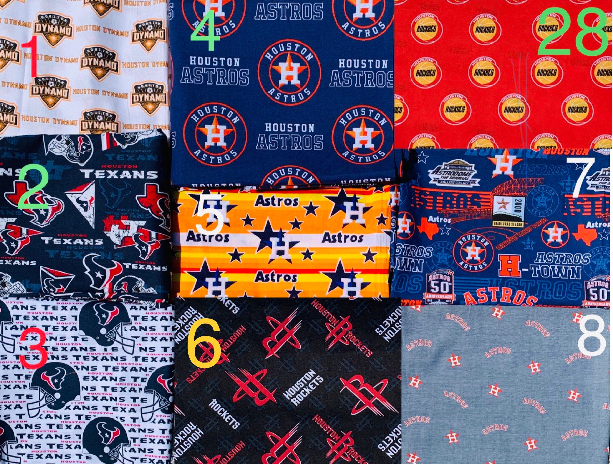 NFL Football Cotton Fabric Pick Your Team by 1/4 of a Yard 100% COTTON ...