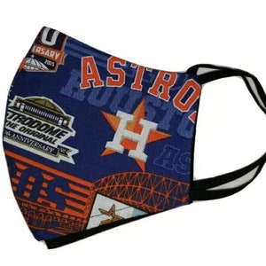 Houston Astros Face Mask Adult Size - Etsy