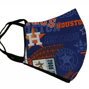 Houston Astros Face Mask Adult Size - Etsy