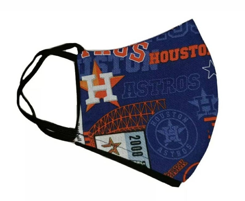 Houston Astros Face Mask Adult Size - Etsy