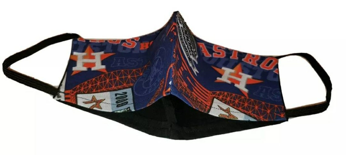 Houston Astros Face Mask Adult Size - Etsy
