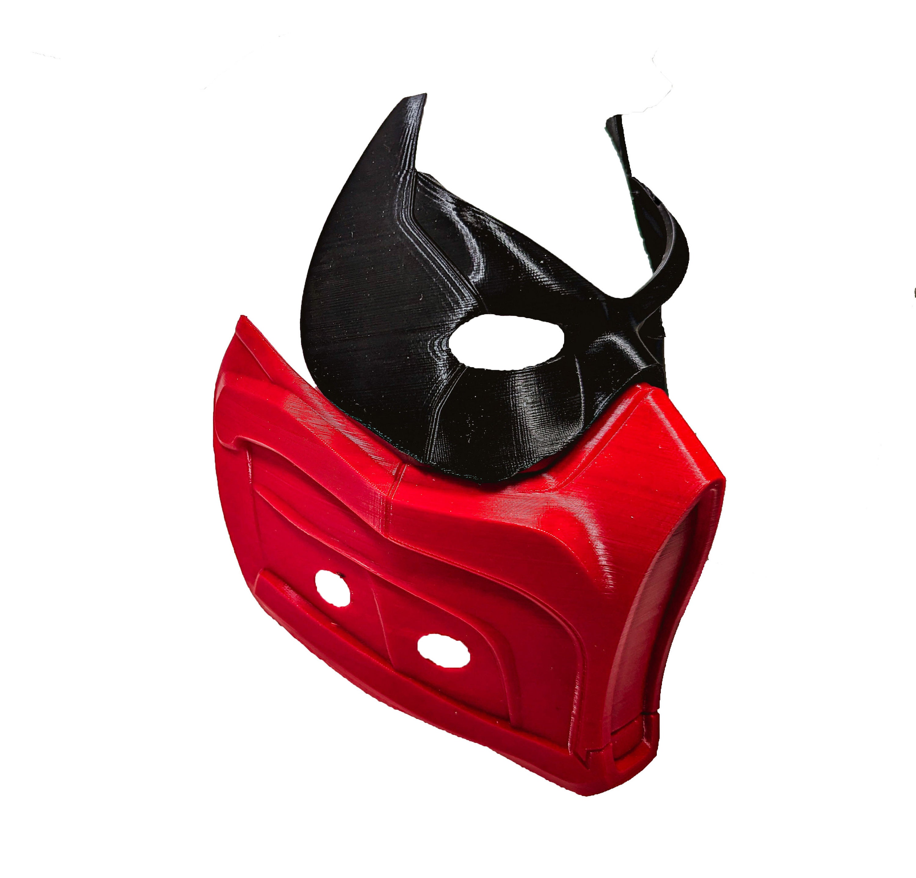 Red Hood Mask - DC Comics Villain Half Mask - Cosplay Accessory - Etsy