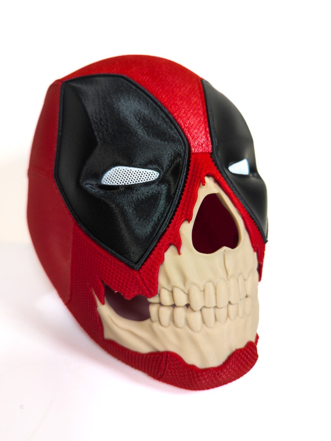 Deadpool Skeleton Jaw Mask – 3D Printed, Wearable, Cosplay Helmet With ...