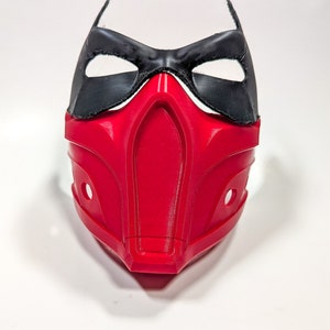 Red Hood Half Mask - DC Comics - Red Villain Mask - Red Half Mask - Etsy UK