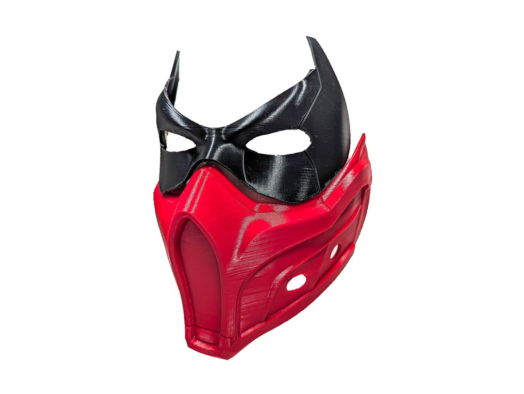 Red Hood Mask: DC Comics Villain Half Mask - Cosplay Accessory - Etsy
