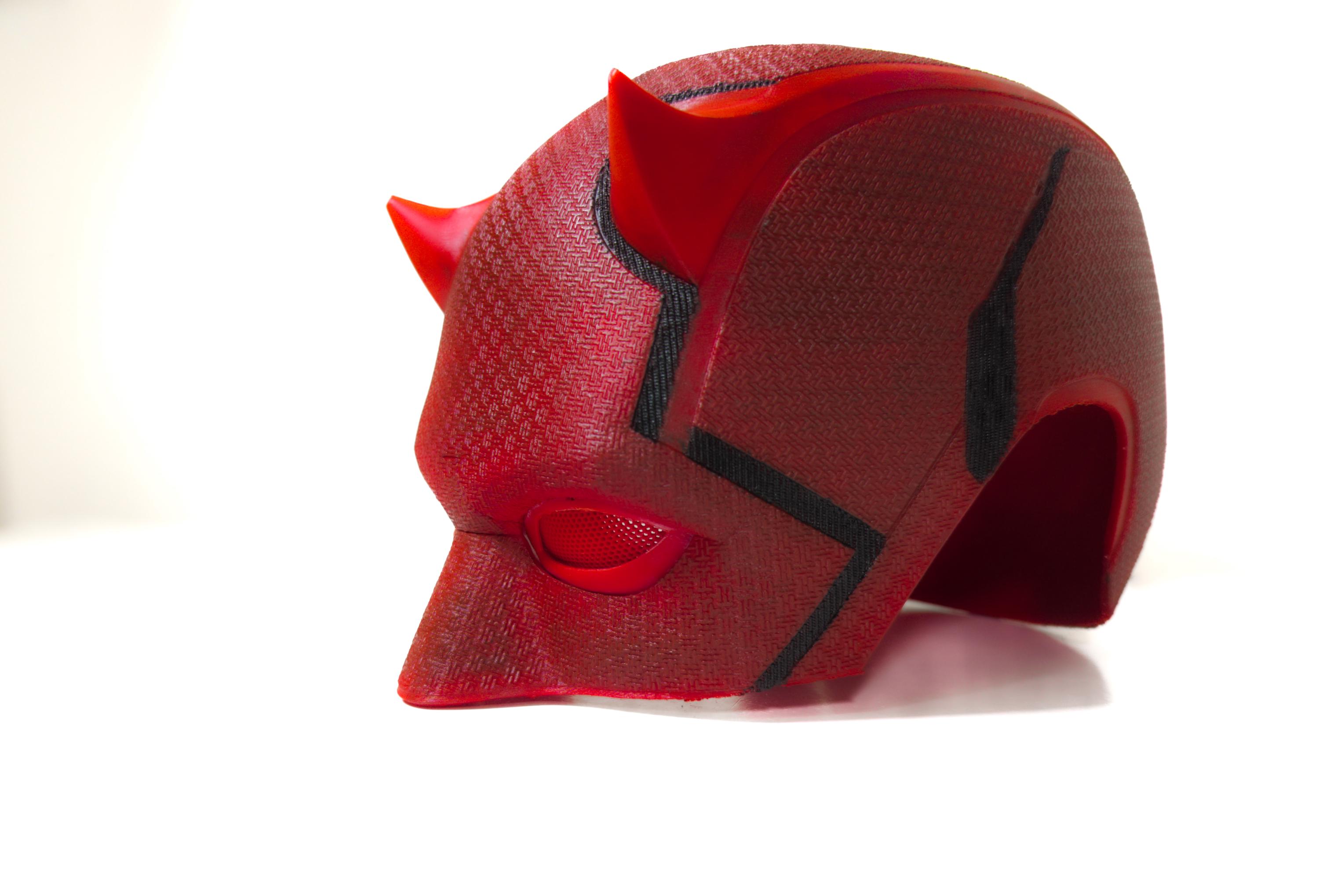 Daredevil Born Again Cowl: 3D Printed Matt Murdock Cosplay Mask - Etsy