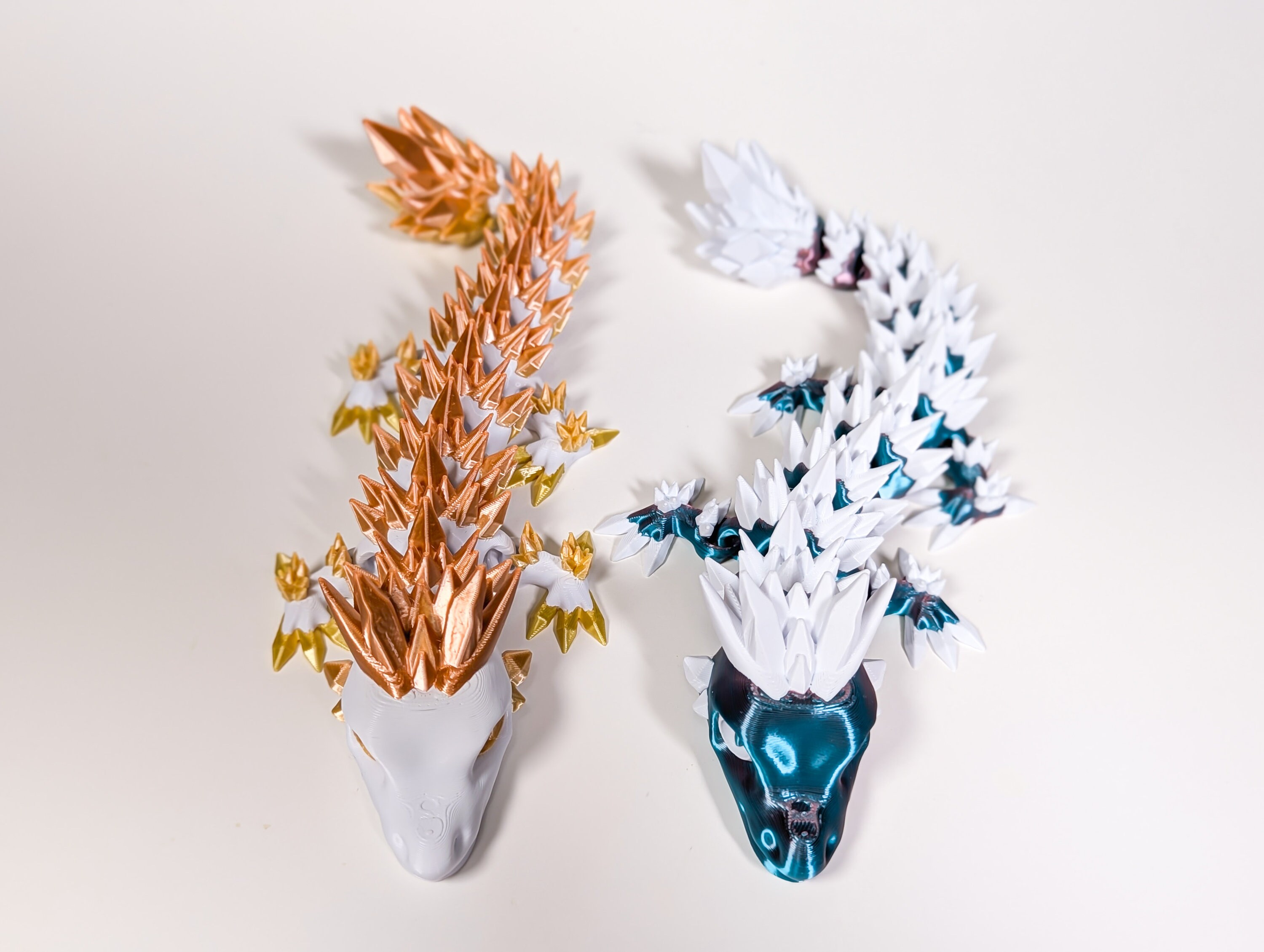 Custom 3d-printed Dragons - Crystal and Stone Variants Available - Etsy