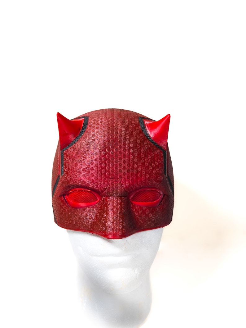 Daredevil Born Again Cowl: 3D Printed Matt Murdock Cosplay Mask - Etsy