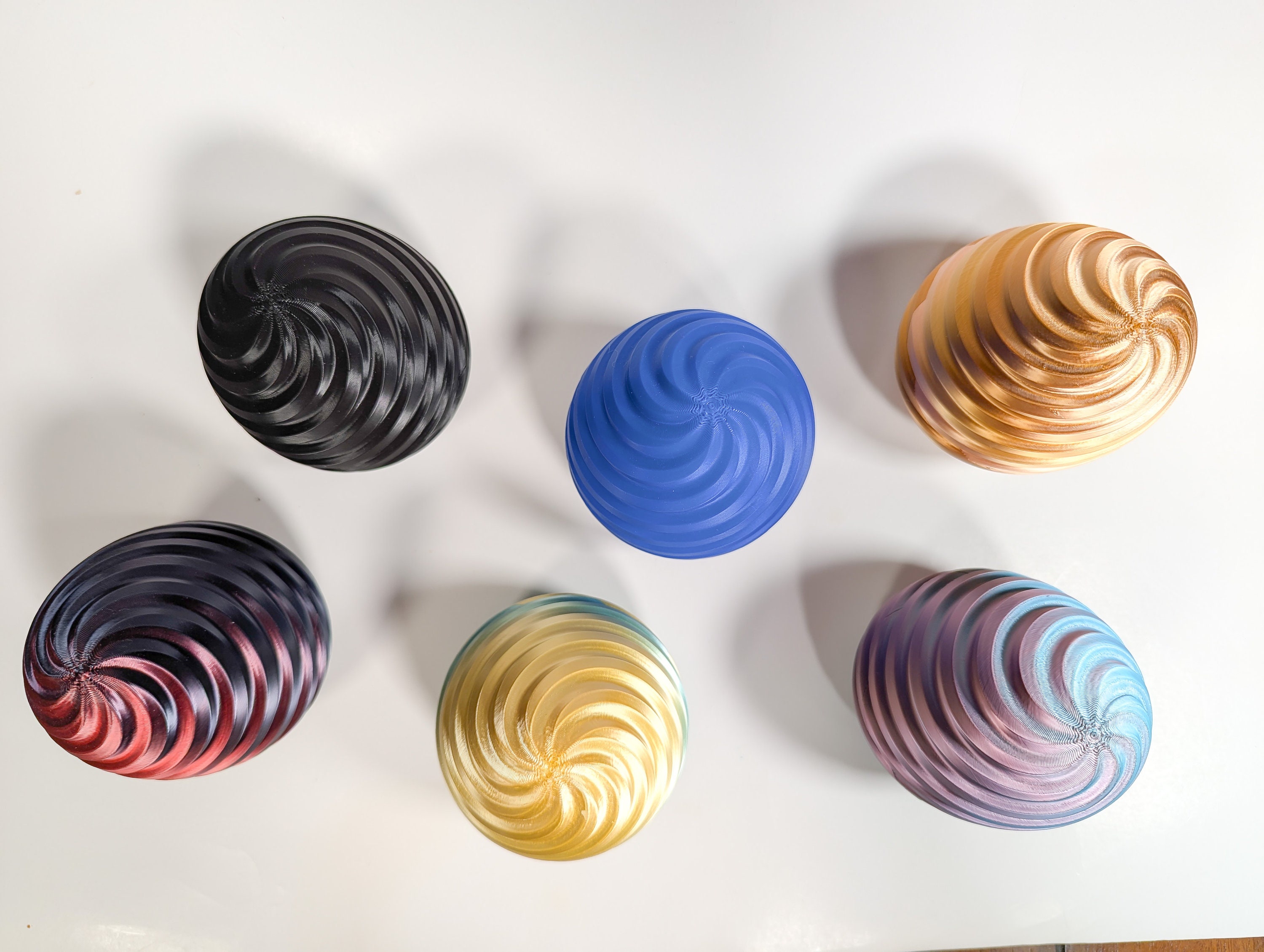 Dragon Egg Swirl Pattern for Decorations or Storage in Multiple Colors ...