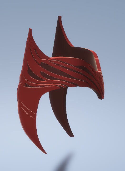Scarlet Witch Crown STL File Wanda Maximoff 3D Printable - Etsy