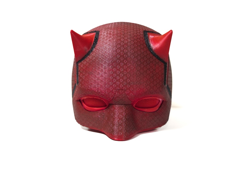 Daredevil Born Again Cowl: 3D Printed Matt Murdock Cosplay Mask - Etsy