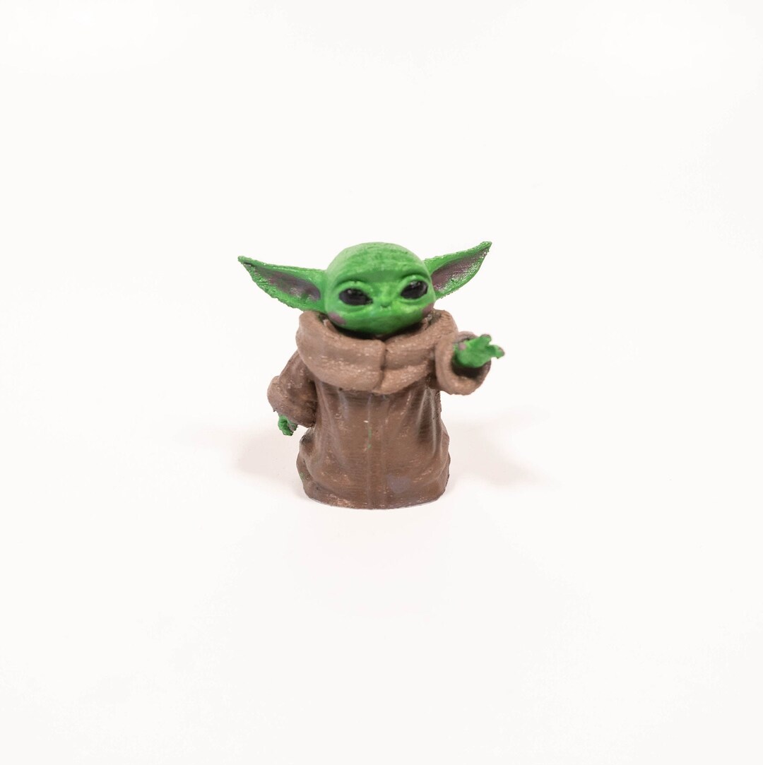 Baby Yoda 3D Printed Grogu Hand Painted Variety of - Etsy