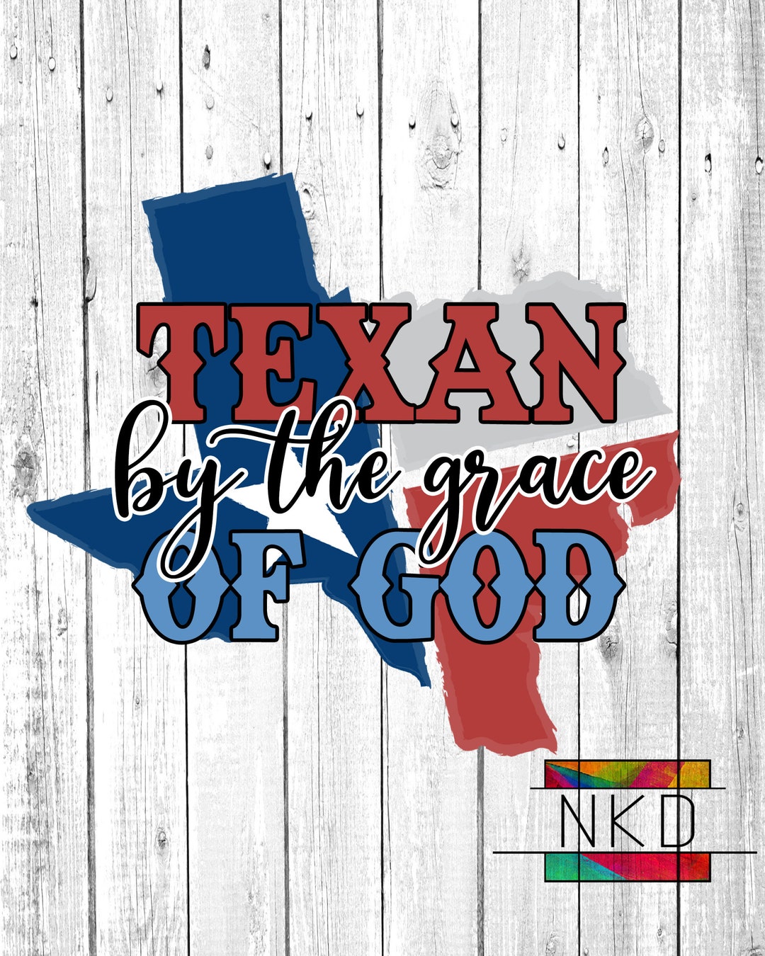 Texan by the Grace of God SVG PNG DESIGN - Etsy