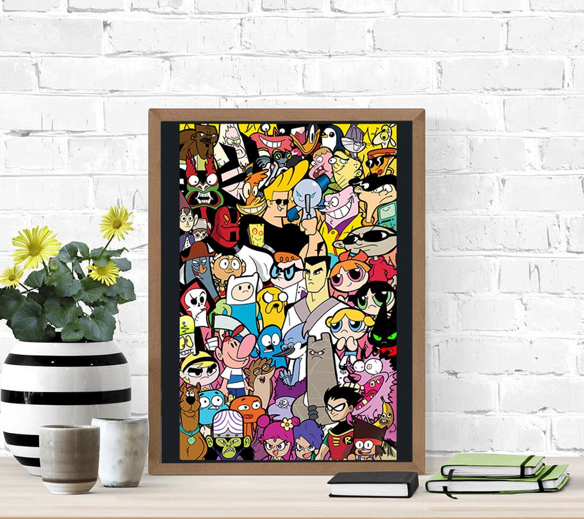Cartoon Network Legends Poster | Etsy