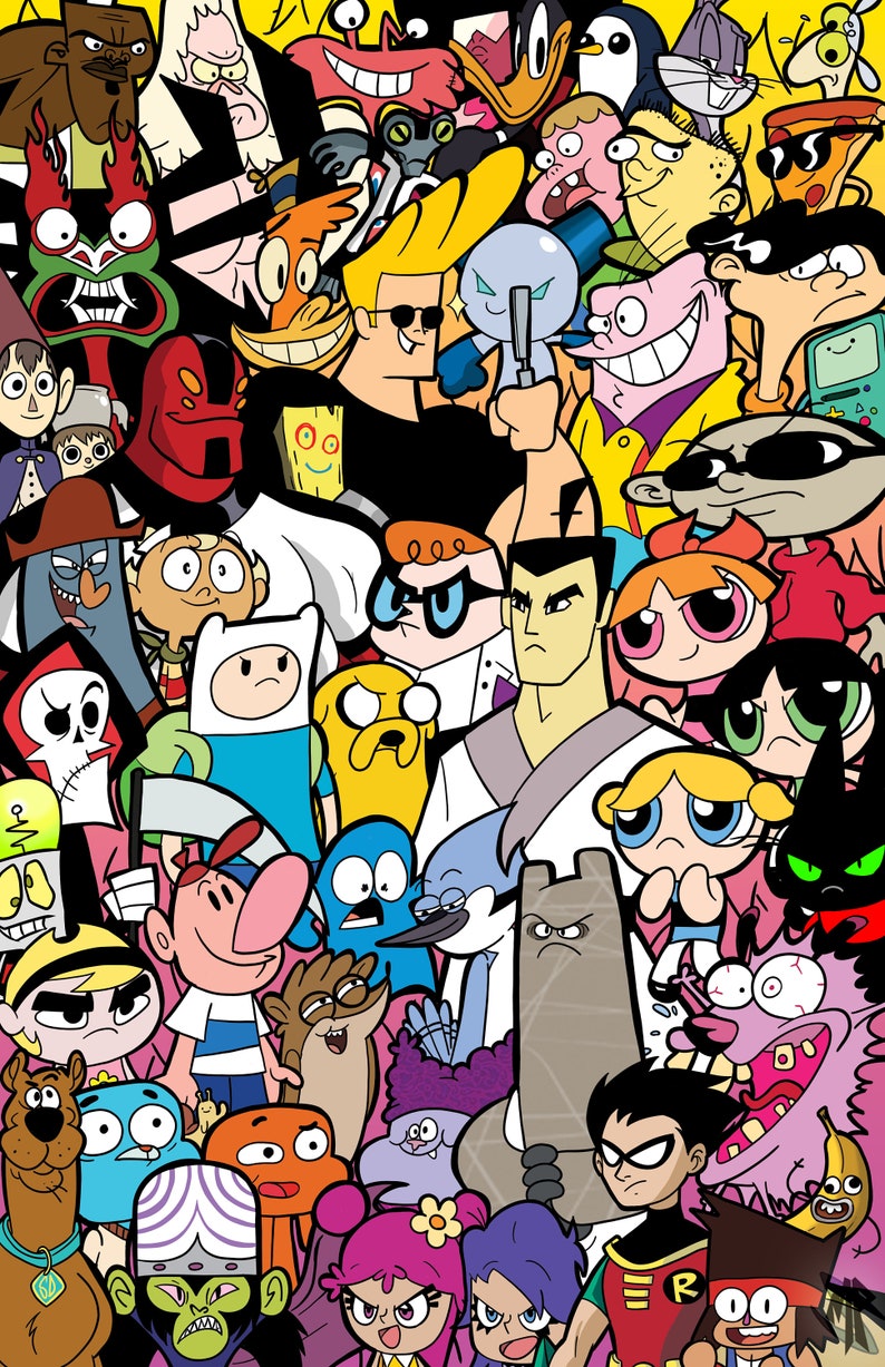 Cartoon Network Legends Poster | Etsy