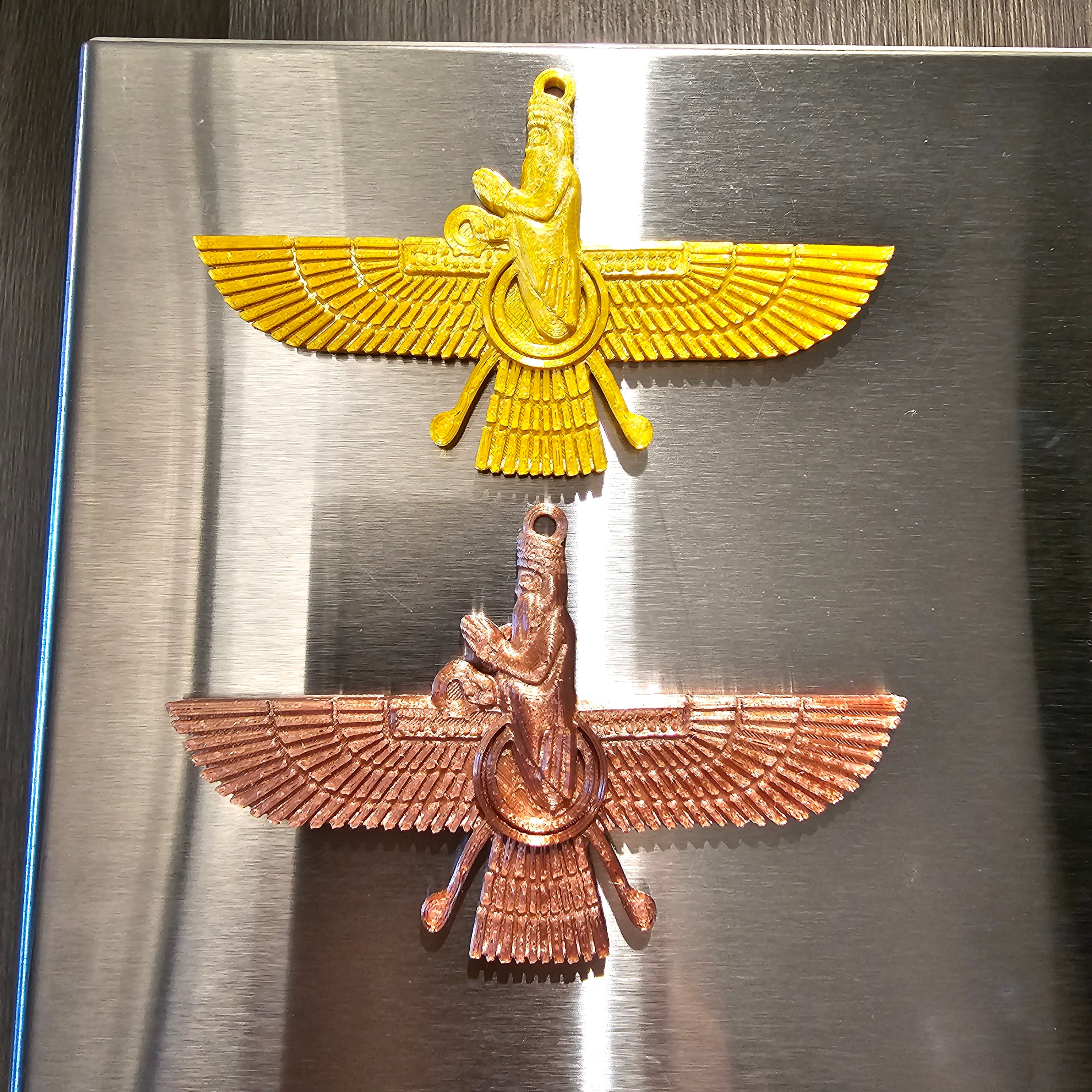 Zoroastrian Faravahar Symbol Magnet - Etsy