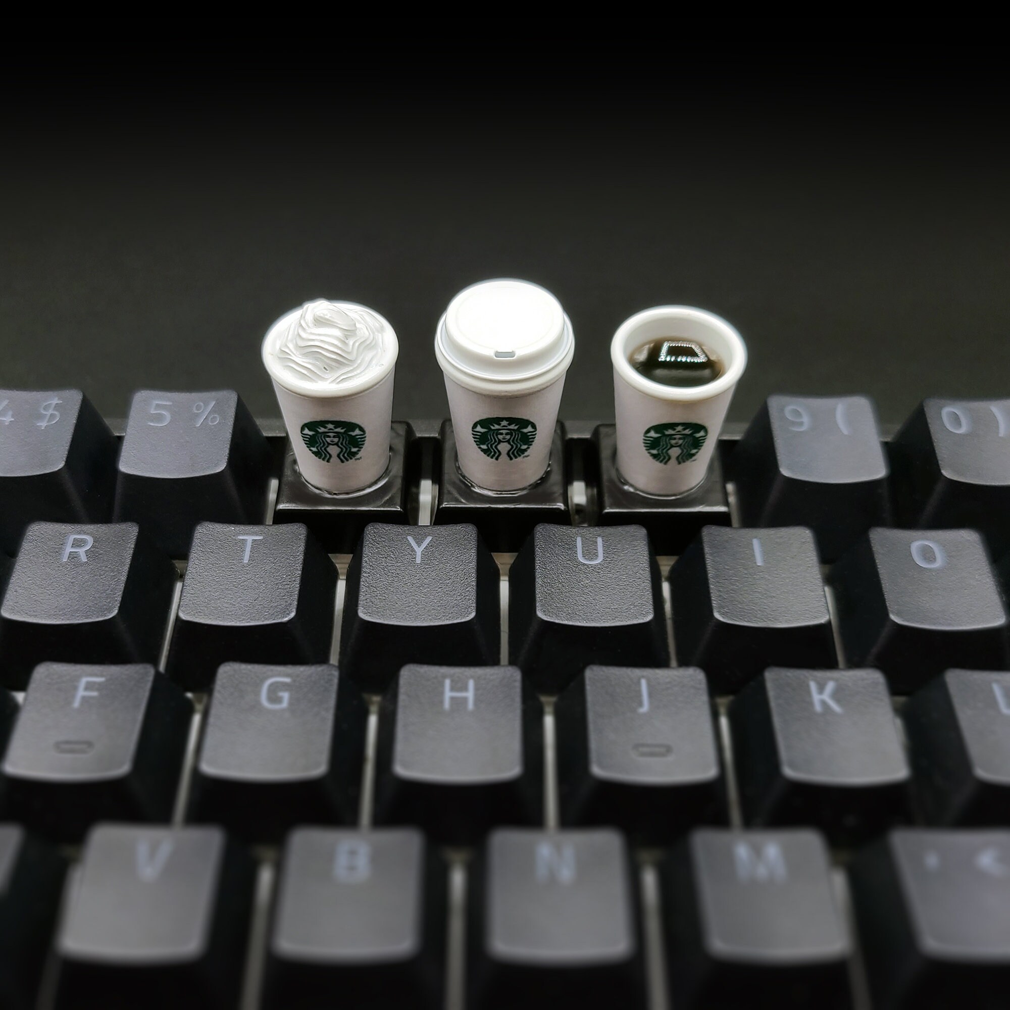 Starbucks Coffee Keycaps Handmade Resin Custom Artisan | Etsy