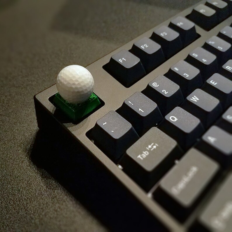 Golf Ball Keycaps Handmade Resin Custom Artisan - Etsy