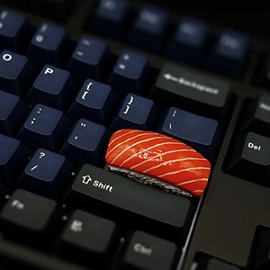 Salmon Sushi Keycaps Handmade Resin Custom Artisan - Etsy Canada
