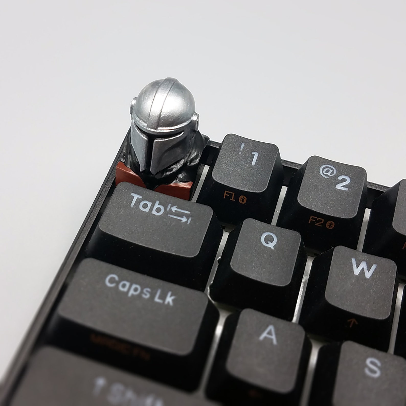 The Mandalorian Backlit LED Keycaps Handmade Resin Custom - Etsy
