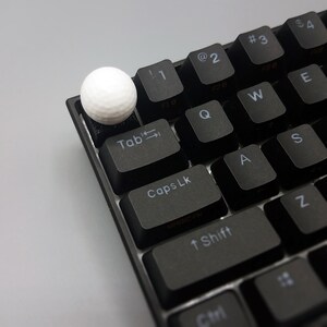 Golf Ball Keycaps Handmade Resin Custom Artisan - Etsy