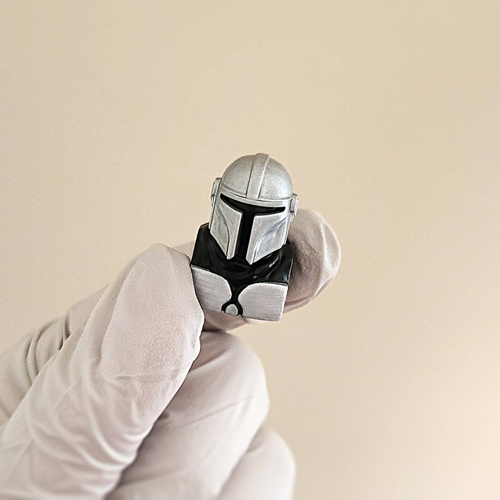 The Mandalorian Backlit LED Keycaps Handmade Resin Custom - Etsy