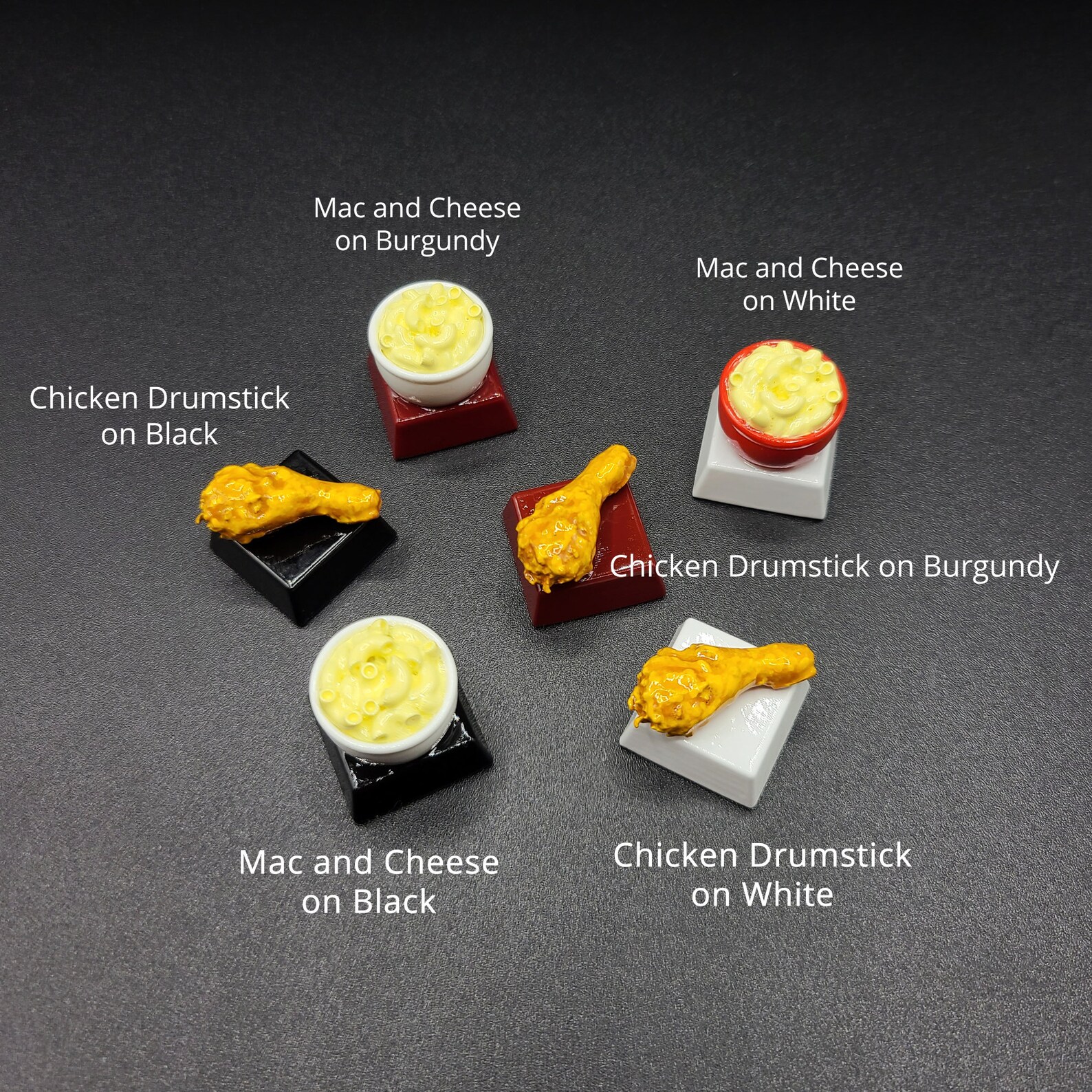 KFC Chicken Combo Keycaps Handmade Resin Custom Artisan - Etsy