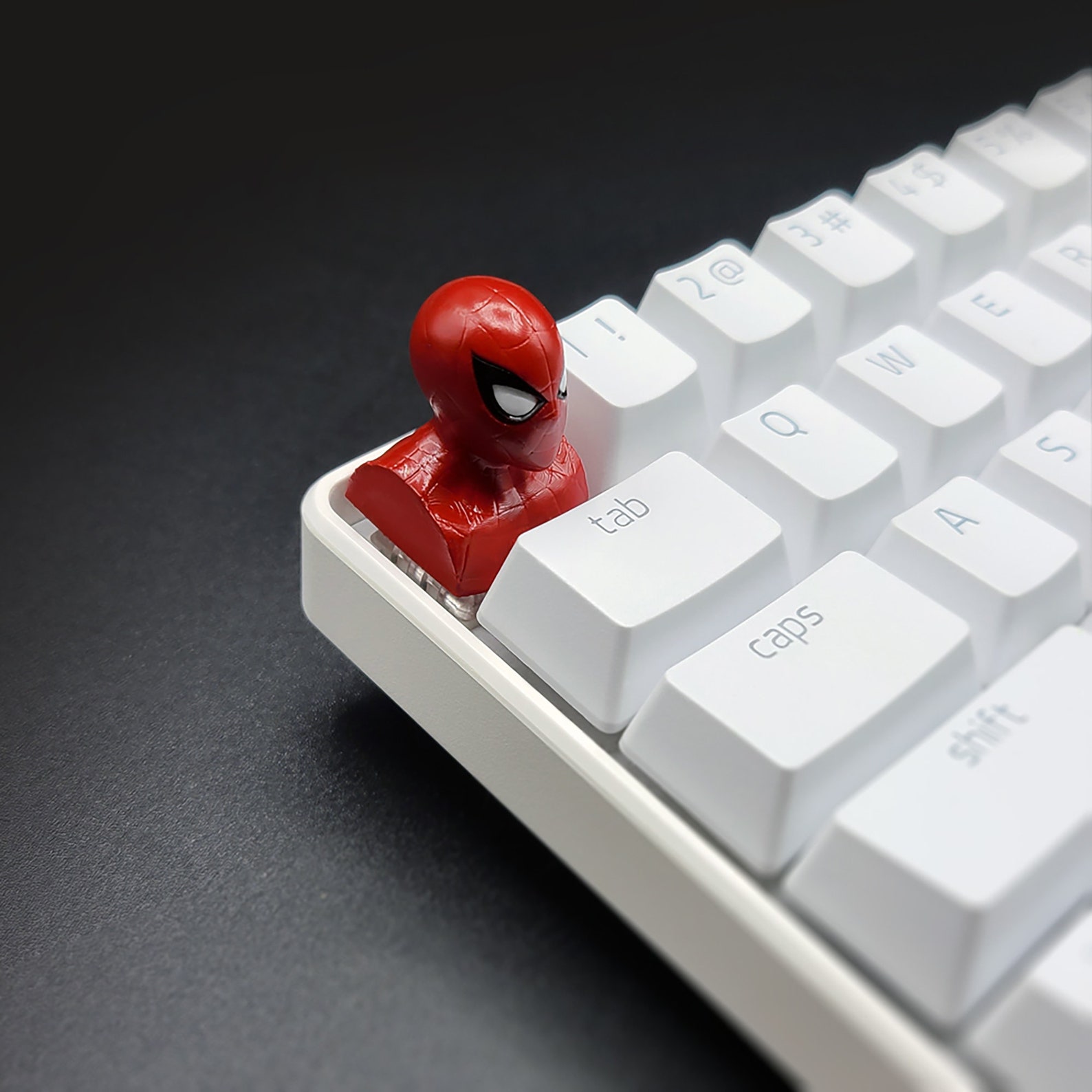 Spider-man Keycaps Handmade Resin Custom Artisan | Etsy
