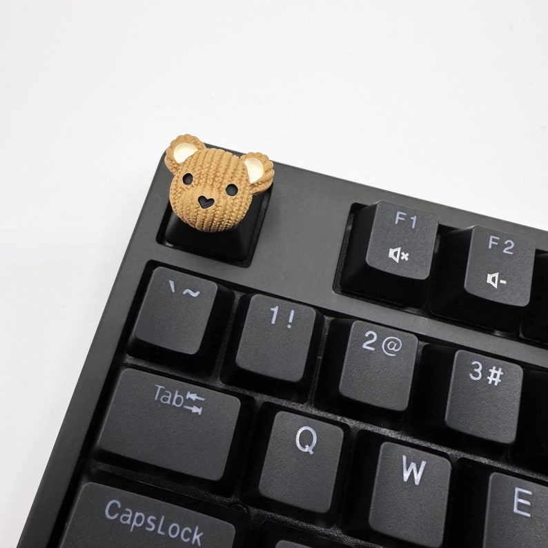 Bear Head Animal Keycaps OEM Profile Custom Artisan - Etsy