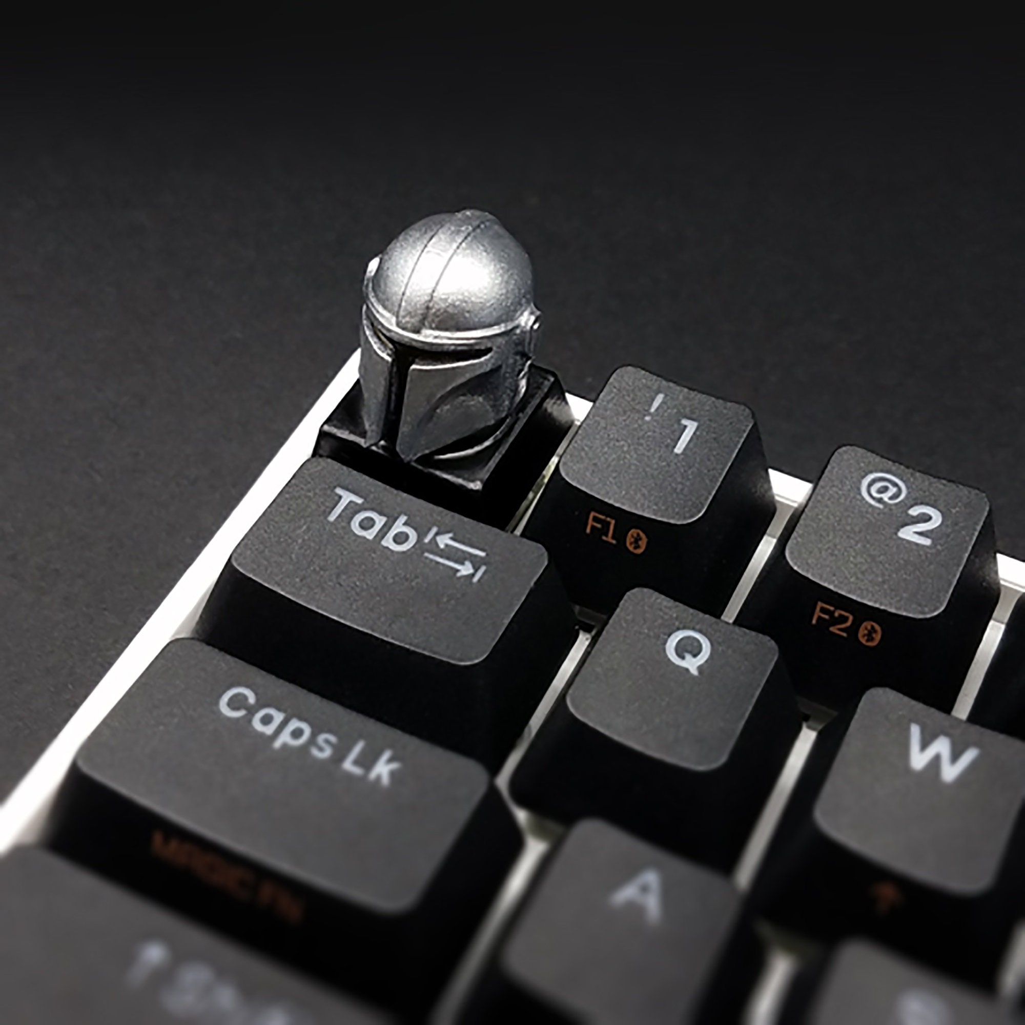 The Mandalorian Backlit LED Keycaps Handmade Resin Custom - Etsy