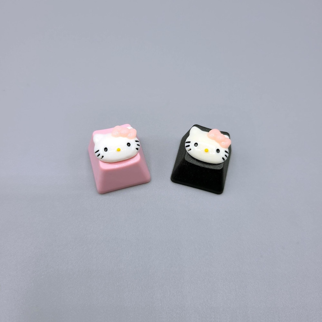 Hello Kitty Keycaps OEM Profile Custom Artisan - Etsy