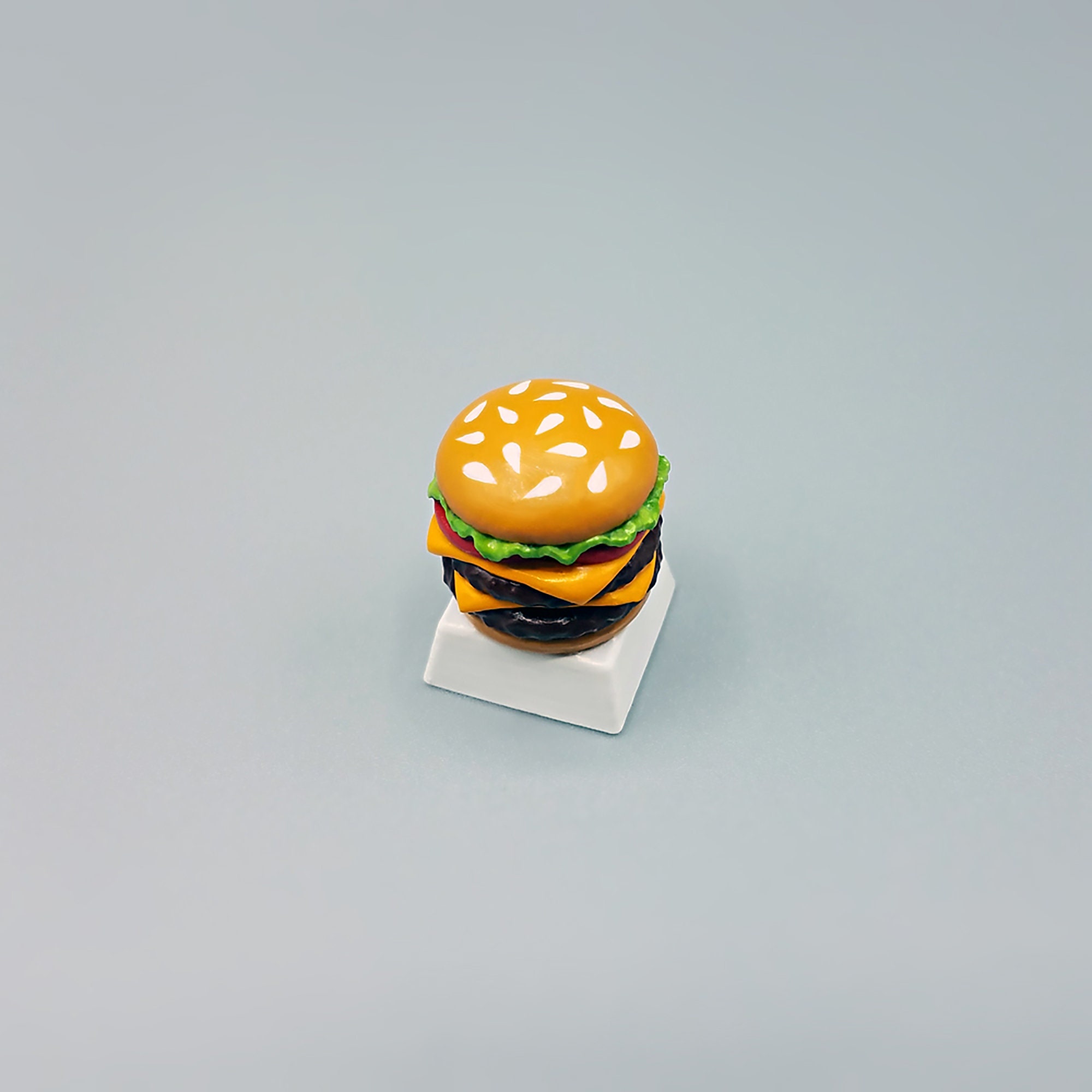 Double Cheese Burger Keycap Handmade Resin Custom Artisan - Etsy UK