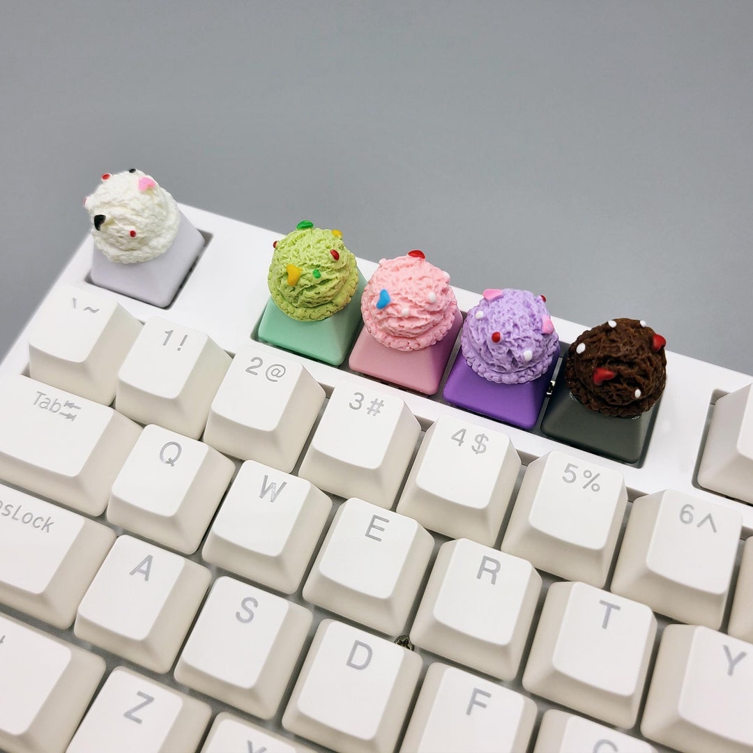 Scooped Ice Cream Keycaps OEM Profile Custom Artisan - Etsy