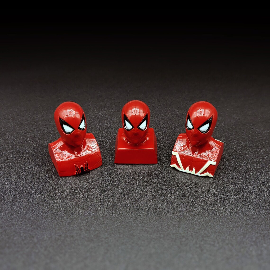 Spider-Man Keycaps Handmade Resin Custom Artisan | Etsy