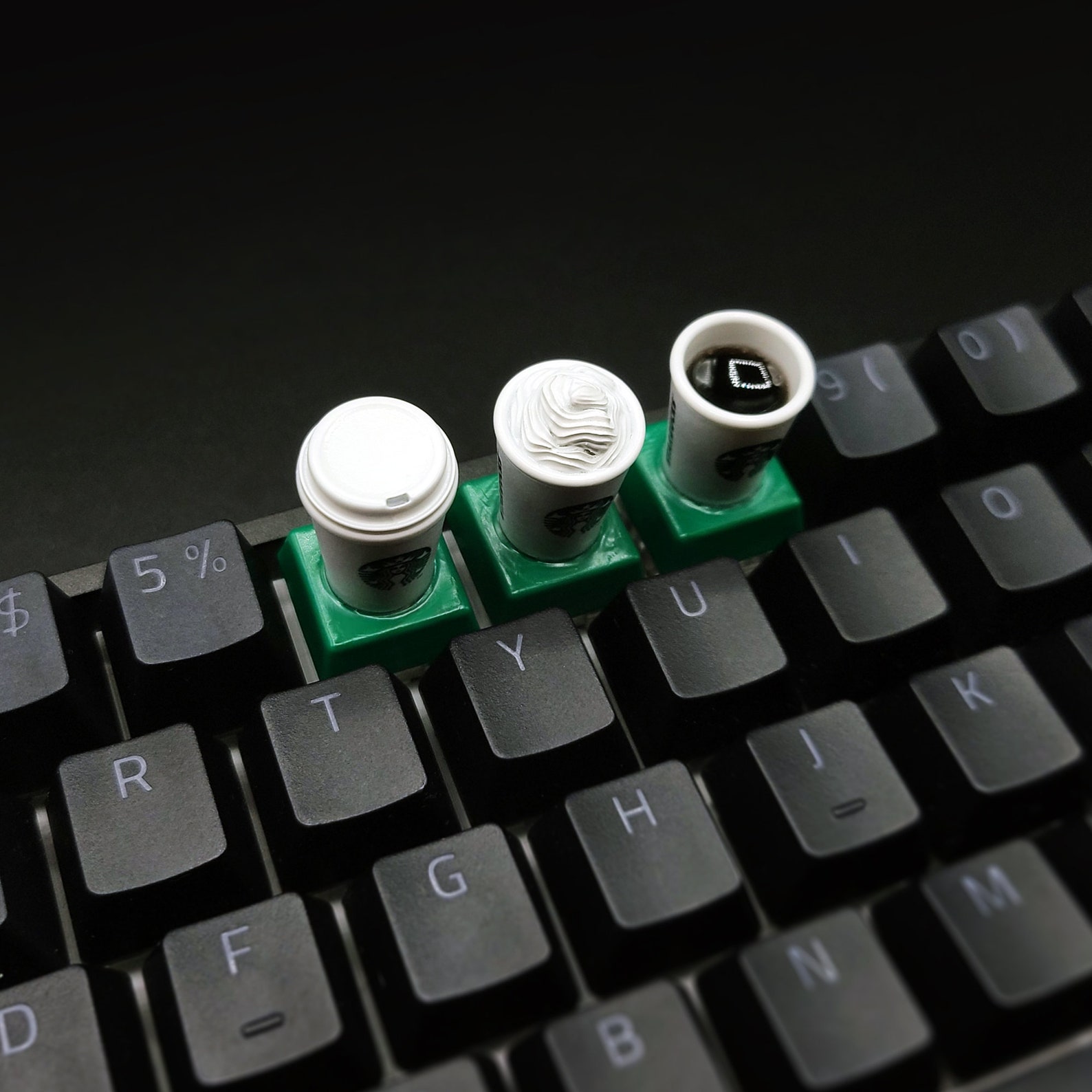 Starbucks Coffee Keycaps Handmade Resin Custom Artisan - Etsy