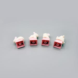 Bunny Rabbit Keycaps OEM Profile Custom Artisan - Etsy