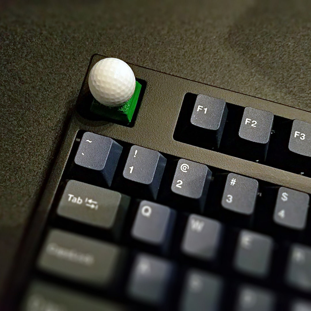 Golf Ball Keycaps Handmade Resin Custom Artisan - Etsy